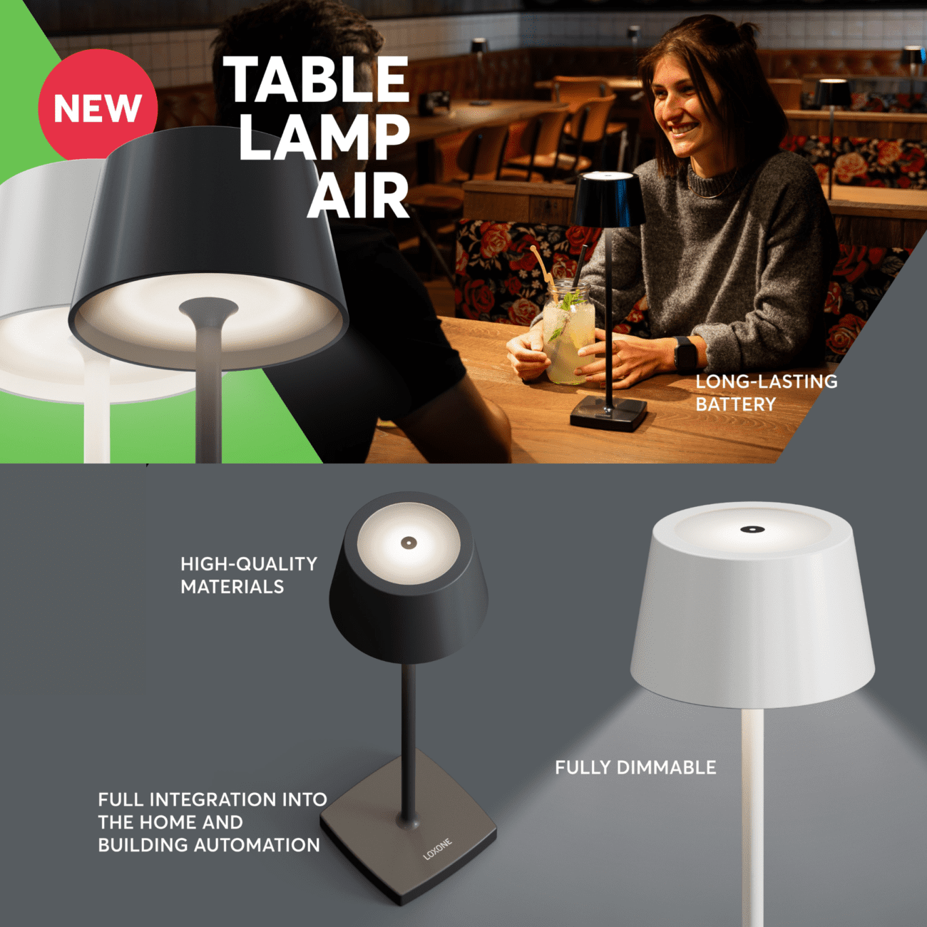 Introducing Cable Free Table Lamp Air - Cordless Table Lamps